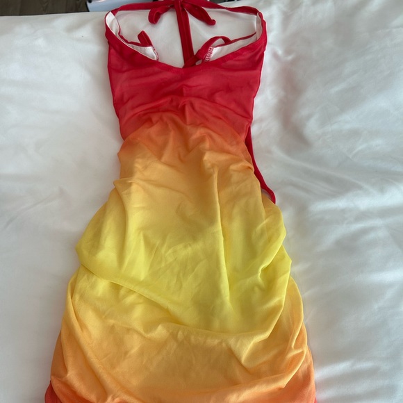 Dresses | Women Backless Spring Dress Sunset Themed | Poshmark